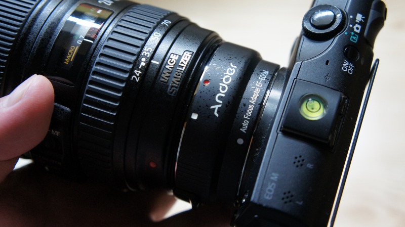 激安の「Andoer EF-EOSM レンズマウントアダプター」の開封と動作テストの件 | たま男プレス